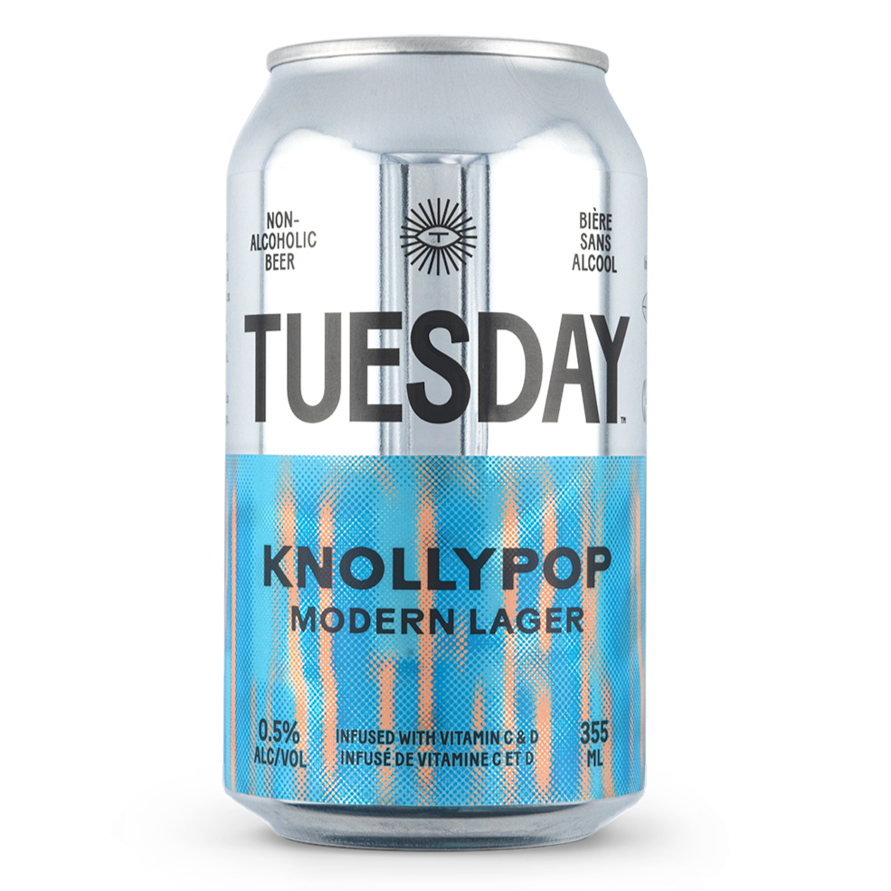 Tuesday - Knollypop Lager 355ml Can – Garrison Brewing